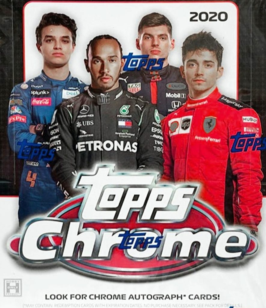 2020 Topps Formula 1 Chrome Hobby Racing Checklist