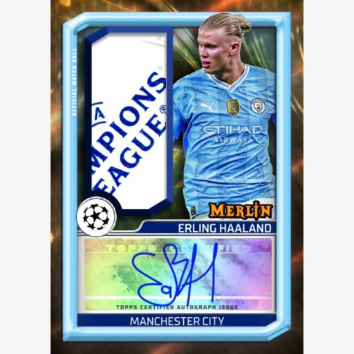 2023-24 Topps UCC Merlin Chrome Hobby Soccer Checklist