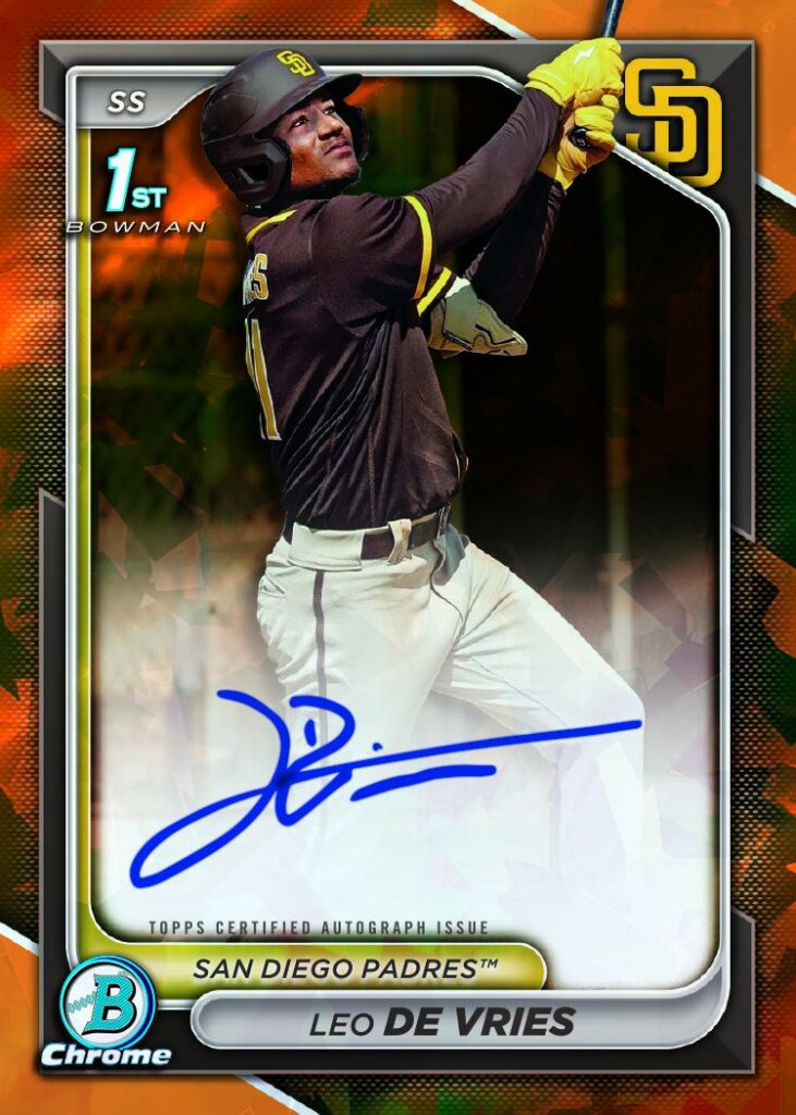 2024 Bowman Chrome Baseball Sapphire Edition Checklist