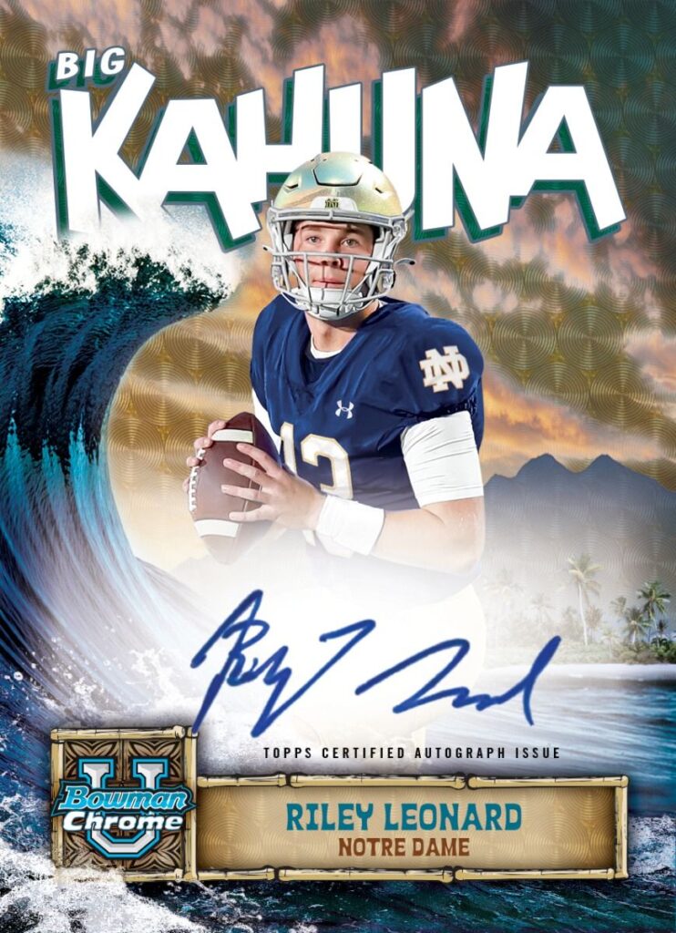 2024 Bowman Chrome University Football Value Checklist