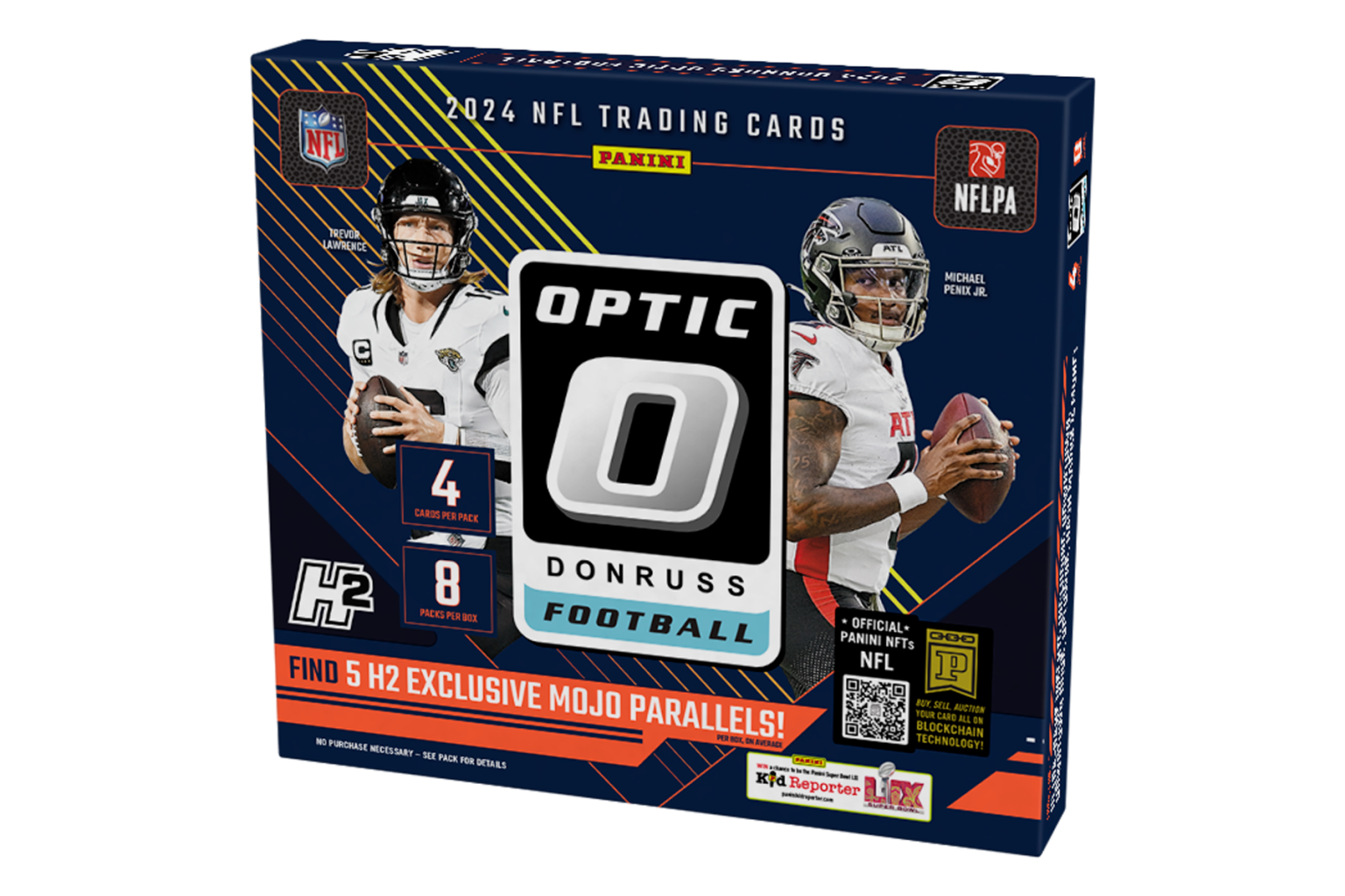 2024 Donruss Optic H2 Football Checklist