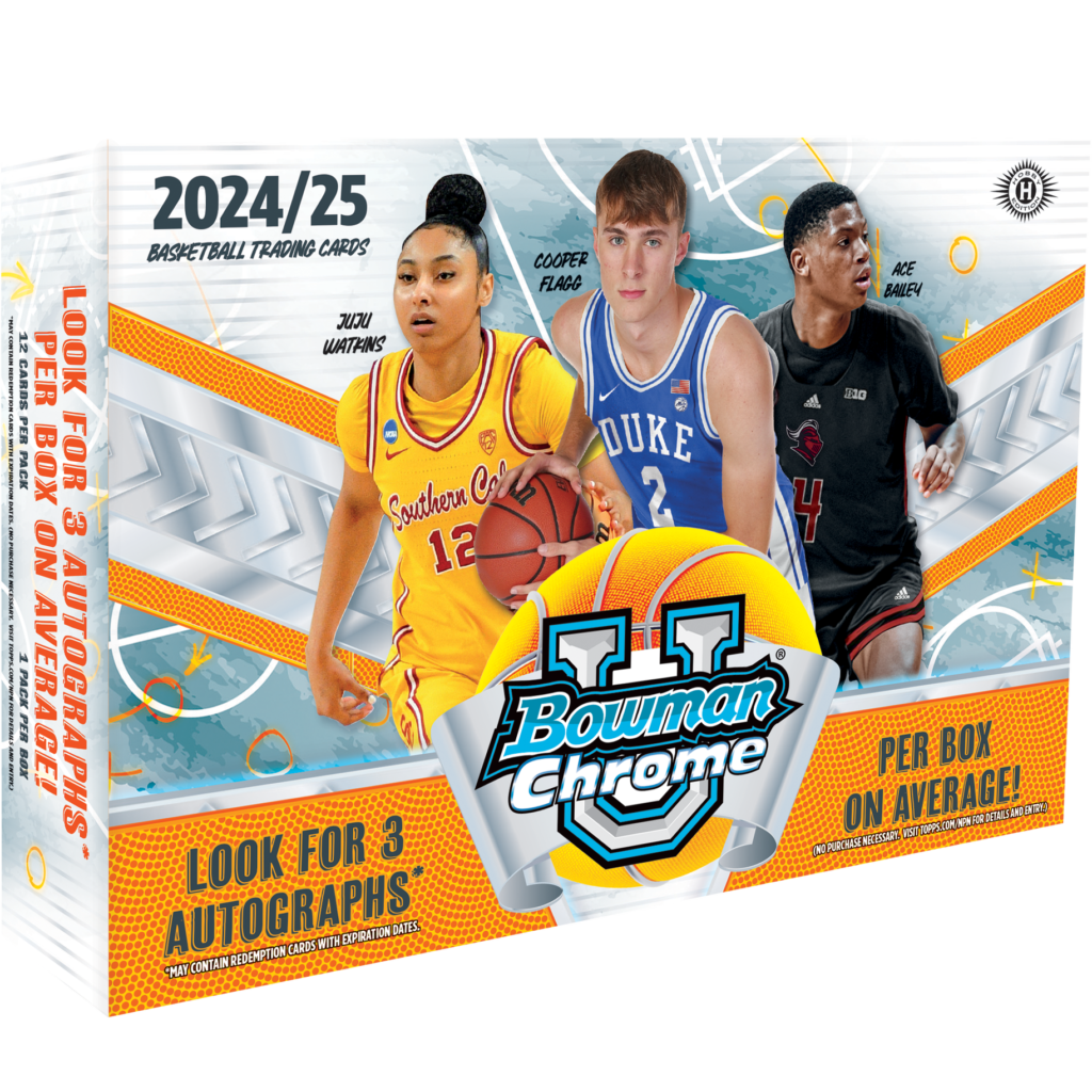 2024-25 Bowman University Chrome Basketball Breaker Delight Checklist