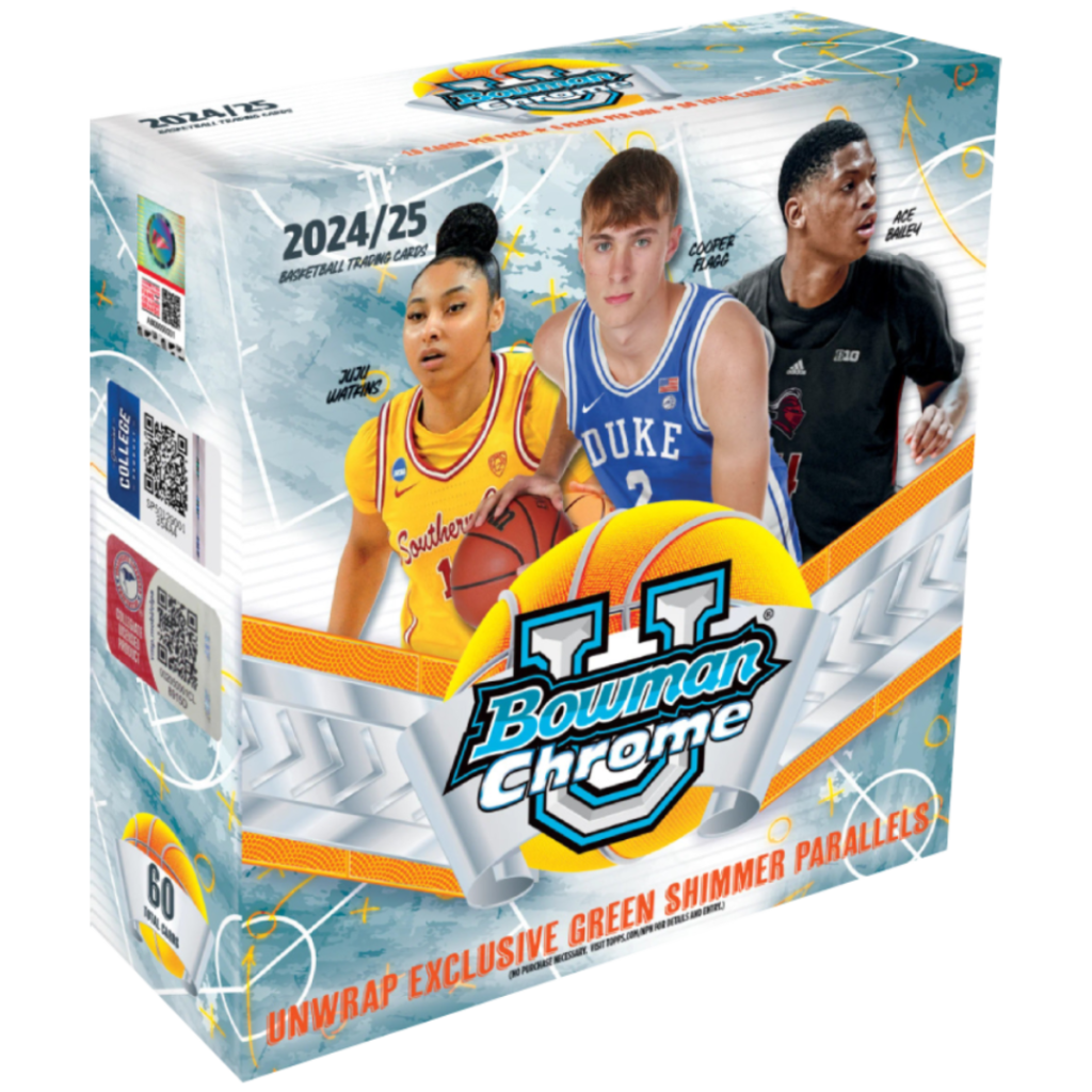 2024-25 Bowman University Chrome Basketball Checklist