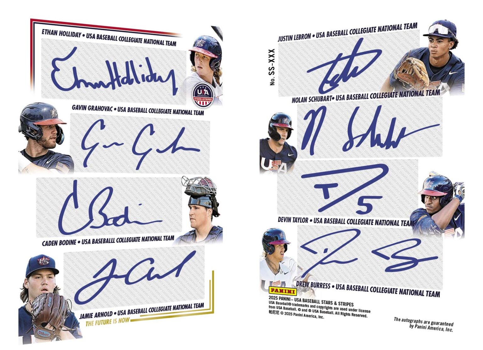 2025 Panini USA Stars & Stripes Baseball Checklist