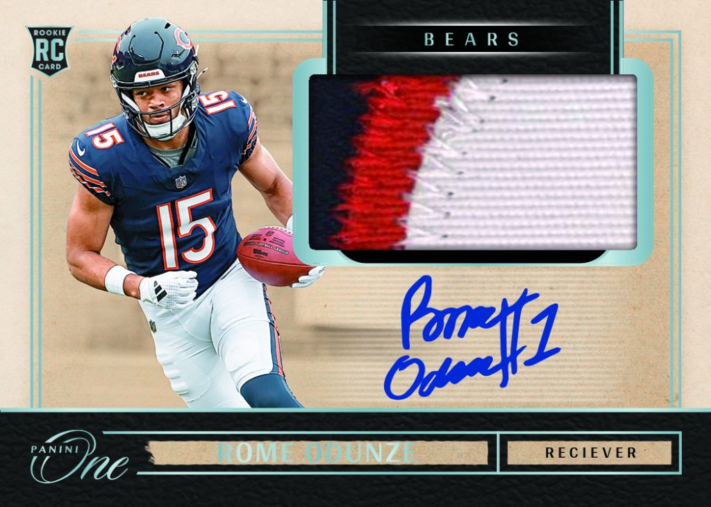 2024 Panini One Football Hobby Checklist