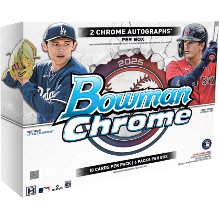 2025 Bowman Chrome Baseball Hobby Checklist