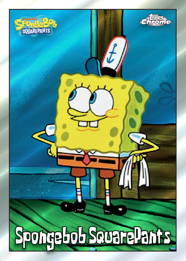 2025 Topps Chrome SpongeBob 25th Anniversary Hobby Checklist