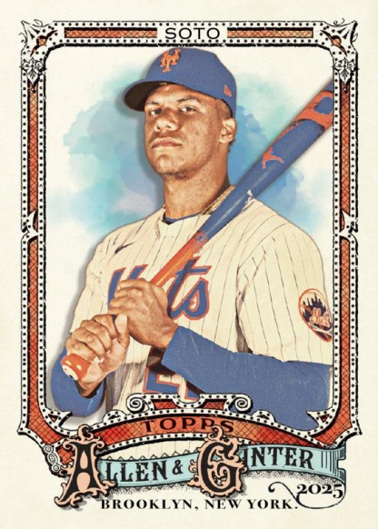 2025 Topps Allen & Ginter Baseball Hobby Checklist