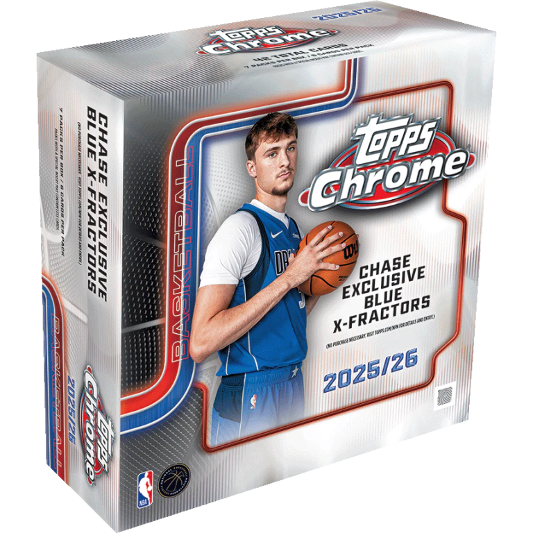 2025-26 Topps Chrome Basketball Mega Box Checklist