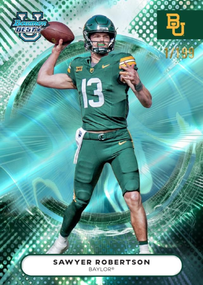 2025 Bowman University Best Football Hobby Checklist