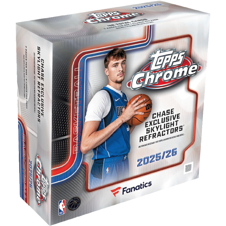 2025-26 Topps Chrome Basketball Fanatics Mega Box Checklist