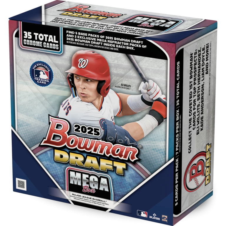 2025 Bowman Draft Baseball Mega Box Checklist