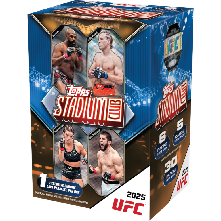 2025 Topps Chrome Stadium Club UFC Value Box Checklist