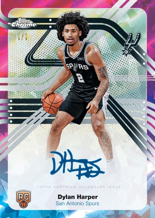 2025-26 Topps Chrome Basketball Sapphire Checklist