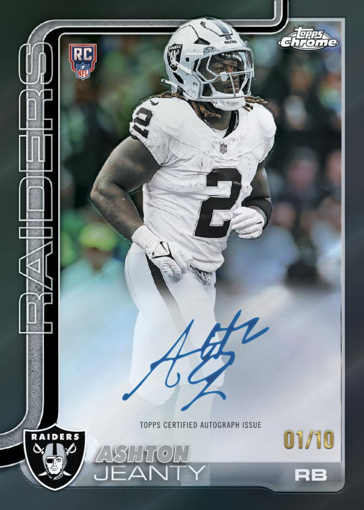 2025 Topps Chrome Football Hanger Checklist