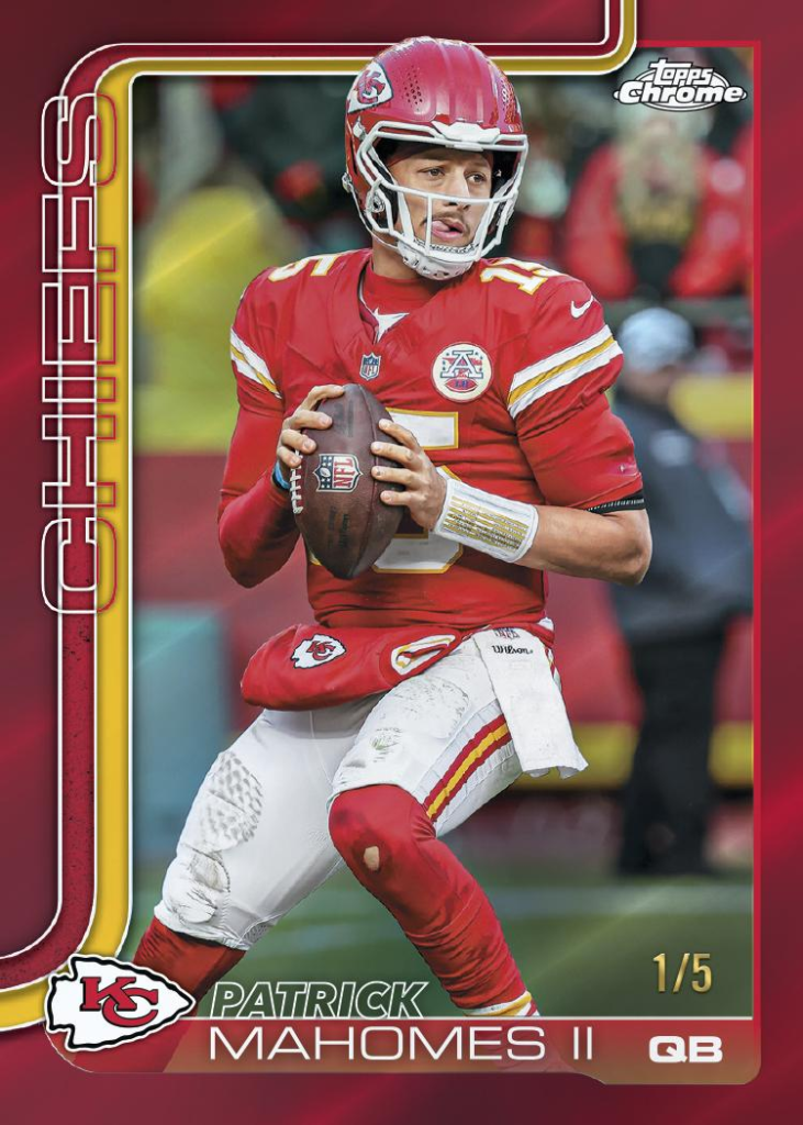 2025 Topps Chrome Football Hanger Checklist
